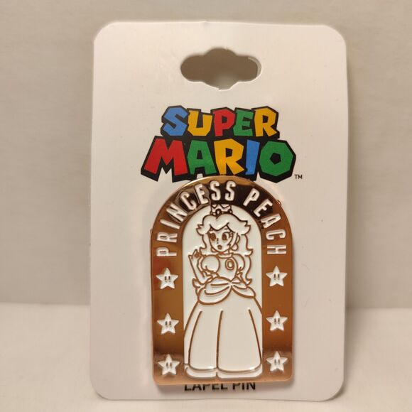 Nintendo | Jewelry | Super Mario Princess Peach Enamel Pin Official ...